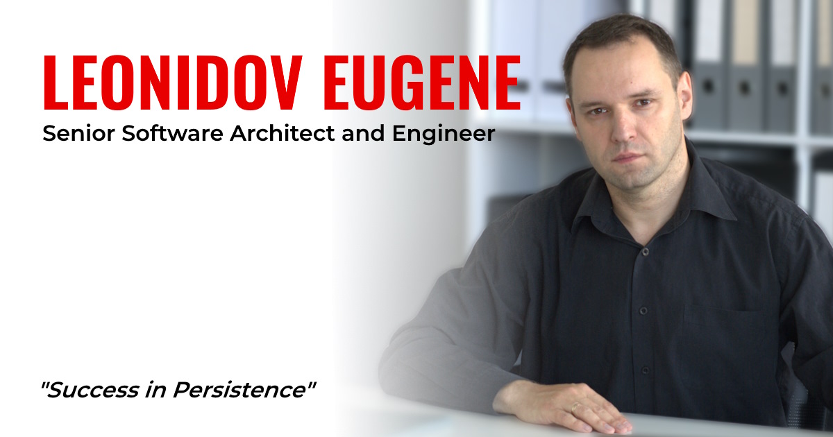 leonidov.dev - Leonidov Eugene – Senior Software Architect and Engineer